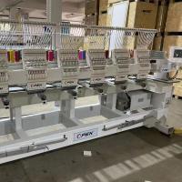 China Max speed 1000RPM Opek -1206 400*450mm Six Heads Embroidery Machine Flat for sale
