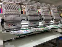 China Computerized Multi Head Embroidery Machine 4 Heads 12 Needles for Advertising Company for sale