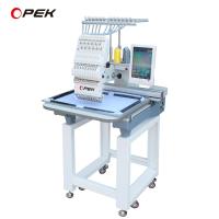 China 400 Head Interval Single Head Cap/t-shirt Embroidery Machine with Overall Dimensions of 76*70*150 for sale