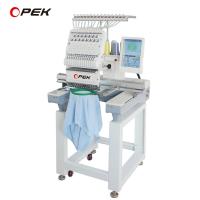 China 400 Head Interval Single Head Cap/t-shirt Embroidery Machine with Overall Dimensions of 76*70*150 for sale