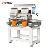 China Opek 2 Heads 12 15 Needles Hat Monogram Embroidery Machine 510*360 Embroidery Area for sale