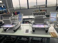 China Single Head Computerized Embroidery Machine with 400 Head Interval and 12/15 Needles for sale