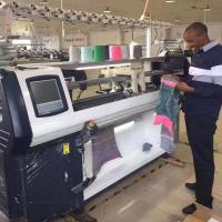China Double System Computerized Flat Knitting Machine for Fully Jacquard Sweaters for sale