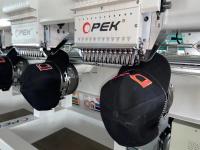 China Built-in 110V-220V Opek Cap 4 Head Embroidery Machine for Cap Garment Flat Embroidery for sale