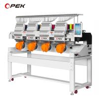 China 1200 RPM Maximum Speed Three-in-one Embroidery Machine with Japanese KOBAN Rotary Hook for sale