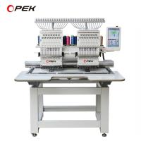 China 15 Needles 2 Head Computerized Embroidery Machine with Garment Hoop Perfect in France for sale