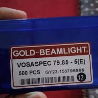 China VOSSPE 79.85-5 GOLD-DEAMLIGHT Metal FLAT KNITTING MACHINE NEEDLE for Precise Knitting for sale
