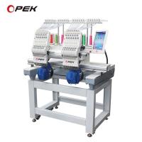 China 2 Head Computerized Embroidery Machine for Cap Garment Flat Embroidery High Competitio for sale