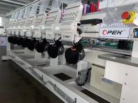 China 12 Heads Computerized Embroidery Machine with Universal Power Supply Max Emb.Area 400*450 for sale