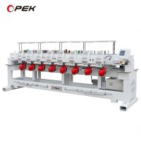 China Opek 8 Heads Embroidery Machine with 500mm Head Interval and 60*60 CM Worktable Size for sale