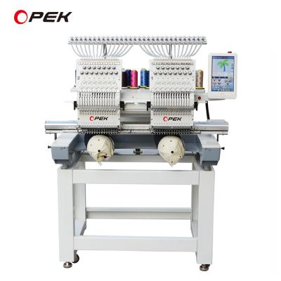China 2 Heads Flat Computerized Embroidery Machine for Garment Durable and Long-lasting for sale