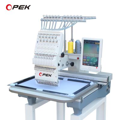 China 60*60cm Worktable Size Computerized Embroidery Machine for Flat Cap Hat T-shirt LOGO for sale