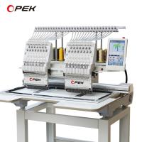 China Language 14 Languages Support OPEK 12 15 Computerized T shirt Towel Embroidery Machine for sale