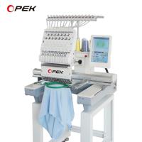 China Home Flat Cap Hat T-shirt Computer Embroidery Sewing Machine with Other Head Interval for sale
