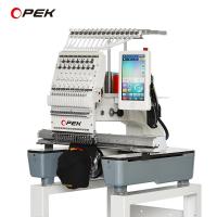 China Flat Cap Hat T-shirt accuracy Computerized Embroidery Machine for OPEK T shirt Garment for sale