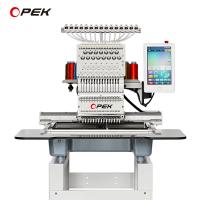 China Flat Cap Hat T-shirt accuracy Computerized Embroidery Machine for OPEK T shirt Garment for sale
