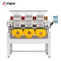 China OPEK T-shirt Embroidery Machine with Dahao A15 Computer and Maximum Speed of 1200 RPM for sale