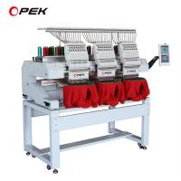 China Cap T shirt Hat Flat Embroidery Making Machine with 1200 RPM Maximum Speed and Cap Driver for sale