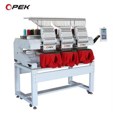China Cap T shirt Hat Flat Embroidery Making Machine with 1200 RPM Maximum Speed and Cap Driver for sale