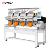 China Computerized T-shirt Cap and Flat Garment Embroidery Machine OPEK 4 Head Cap Garment for sale