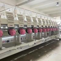 China High Speed OPEK 12 Heads Embroidery Machine for T-shirt Cap Hat Flat Industrial Production for sale