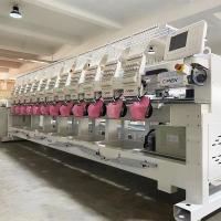 China High Speed OPEK 12 Heads Embroidery Machine for T-shirt Cap Hat Flat Industrial Production for sale