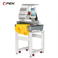China Computerized OPEK Single Head T shirt Embroidery Machine for Industrial and Home for sale