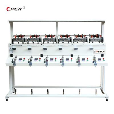 China 1100m/min Speed Cone Yarn Bobbin Winding Machine Perfect for Precise Thread Rewinding for sale