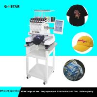 China 12 15 Needles Double Two 2 Heads Flat Embroidery Machine for Hat Cap T shirt at OPEK for sale