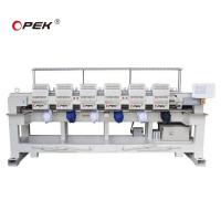 China 12/15 Needles 6 Head Embroidery Machine with ISO/CE/ETL Certificate for sale