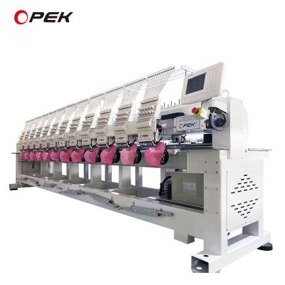 China 12 Head Computerized Embroidery Machine Design with Automatic Color Change and Trimmer for sale