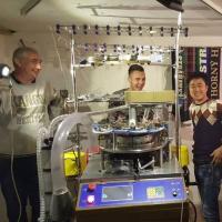 China Small Diameter Circular Knitting Machinery 7G-14G Gauge 600sets/month Fully Automated for sale