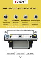 China Fully Fashion Flat Sweater Knitting Machine with 1280 KG Capacity and 1.2m/S Speed for sale