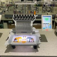 China 400*450 Embroidery Area 12/15 Needles Mini Family Opek Computerized Embroidery Machine for sale
