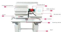 China 500*1200 Worktable Size Speed Chenille Stitch 12 Heads Computerized Embroidery Machine for sale