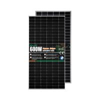 China Manufacture N-type Topcon Bifacial Monocrystalline Solar Power Panels 500W 550W 570W 580W 585 Watt 590Watt Best Solar Panel for sale