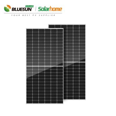 China Bluesun Easy Installed Solar Power Panel Solar Pv Module 540w 550w 560w Home Use Solar Panels Wholesale House for sale