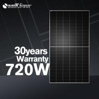 China Bluesun New High Efficiency 700W 720W Solar Power Panels Home Use Perc Mono Solar Panel 720W Bifacial Solar Panel for House for sale