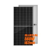 China Bluesun Top Selling Monocrystalline 560w 550w Solar Panel 1000w Price Wholesale Solar Plates for Home for sale