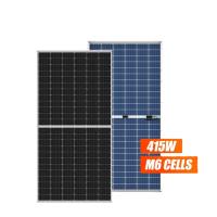 China Bluesun Solar 415w Bifacial Glass Solar Panel 420w 430 w 440 Watt Perc Solar Cell 6 Inch for sale