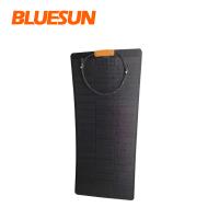 China Bluesun Semi-Flexible 48V Solar Panel 250w Flexible 110w  160w 180w Panel for RV Use for sale