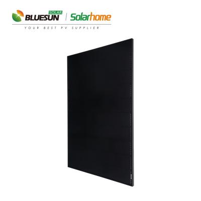 China Bluesun Half Cell Shingled Solar Panel 410w 415W All Black Solar Panel for sale