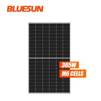 China Bluesun Mono Solar Half Cell 375watt Pv Range 36v 360w 370w 375w Solar System for Home Use for sale