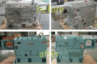 China Original Twin Screw Extruder Gearbox with 10:1 Speed Ratio 10000 Nm Torque and ≤60dB Noise Level for sale