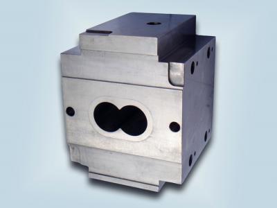 China Barrel for Coperion ZSK50  twin screw extruder with HIP alloy Linner  dia.50mm for sale