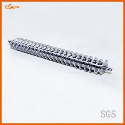 China Co Rotating Twin Screw Extruder Machine Parts 10mm - 120 Mm Screw Shaft for sale