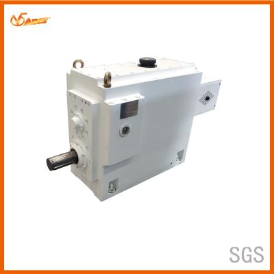 China High Output Speed 300-900rpm Twin Screw Extruder Gearbox with Input Speed 750-1750rpm and Speed Ratio 10:1 for sale