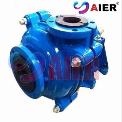 China Horizontal Rubber Lined Slurry Pumps Cantilevered Centrifugal Type for sale
