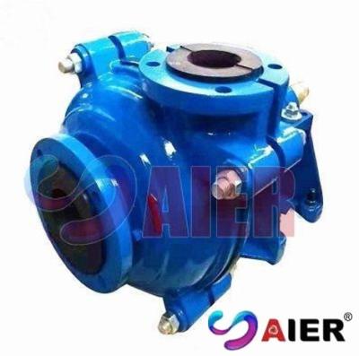 China AIER WAJ Rubber Lined Slurry Pumps Cantilevered Horizontal Centrifugal Type for sale