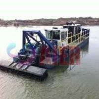 China Industrial Small Dredger / Mini Dredging Equipment Marine Pontoon for sale